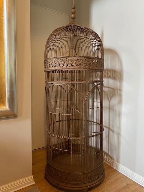 Large Victorian Style Bird Cage - Orakei Objet - Antiques, Art ...