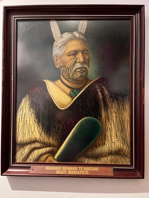 Portrait of Wahanui Reihana Te Huatare by Gottfried Lindauer. - Orakei ...