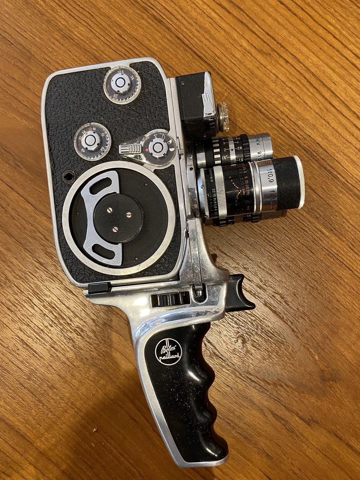 Bolex Paillard D8L 8 mm three lens turret movie camera - Orakei Objet ...