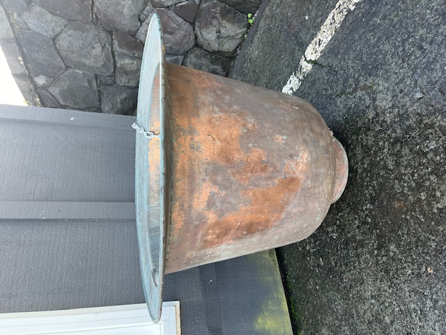 Very Large Old Laundry Copper - Orakei Objet - Antiques, Art, Furniture ...