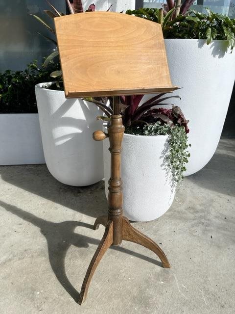 Vintage Wooden Music Stand - Orakei Objet - Antiques, Art, Furniture ...