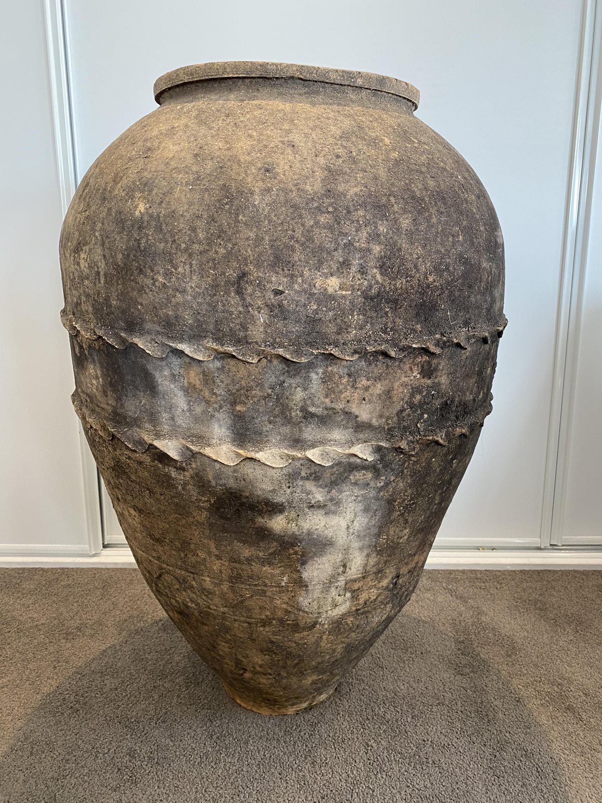 Old Anatolian Ovoid Storage Amphora - Orakei Objet - Antiques, Art ...