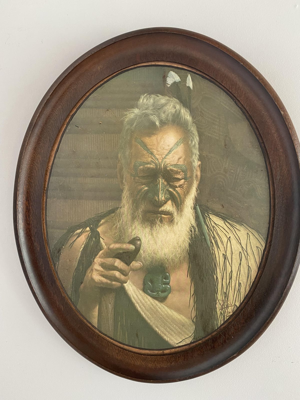 Old Print of Tikitere Mihi by C.F. Goldie - Orakei Objet - Auckland ...